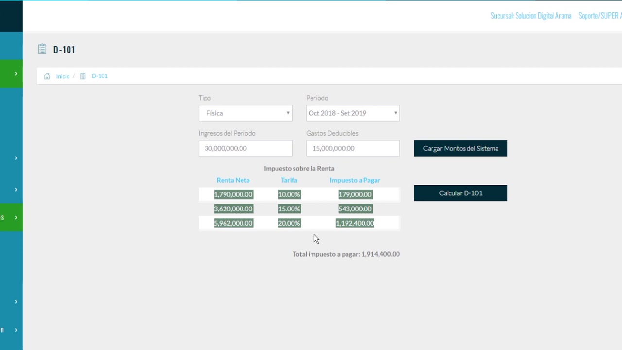 DECLARO FÁCIL: Cálculos para el Formulario D-101-1 RENTA - YouTube