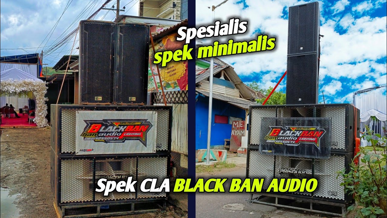 CLA BLACK BAN khusus Spek minimalis‼️ Perbedaan Suara power Studio due ...