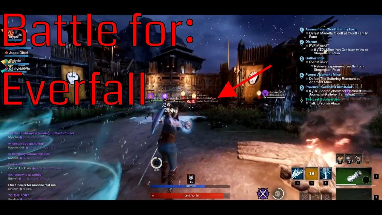 The Battle For Everfall - New World - YouTube