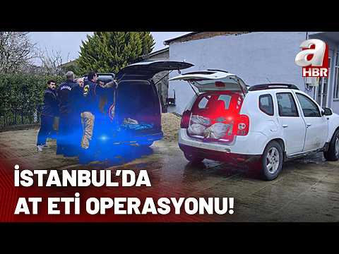 Silivri'de 306 kilogram at eti ele geçirildi! Çok sayıda kemik parçası bulundu | A Haber