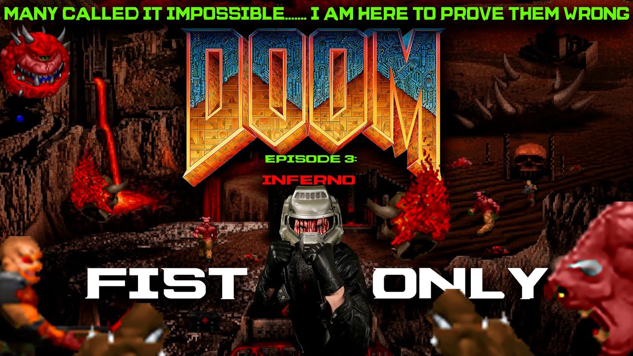 DOOM 1 FIST ONLY Challenge — Episode 3 | Doomslayer Plays - YouTube