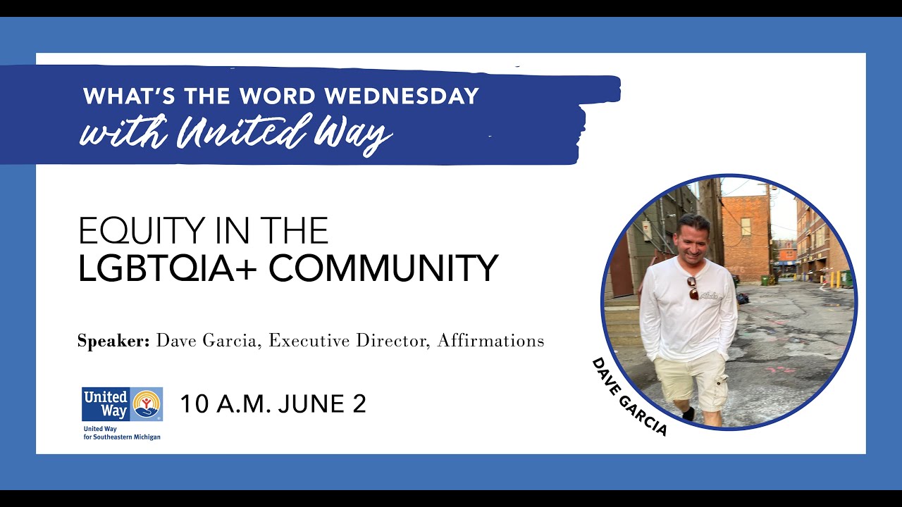 What's the Word Wednesday: Equity in the LGBTQIA+ Community - YouTube