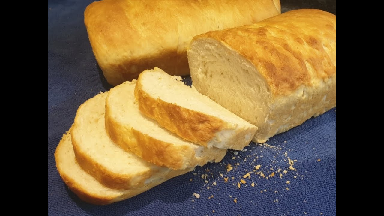 Homemade White Bread Loaf - YouTube