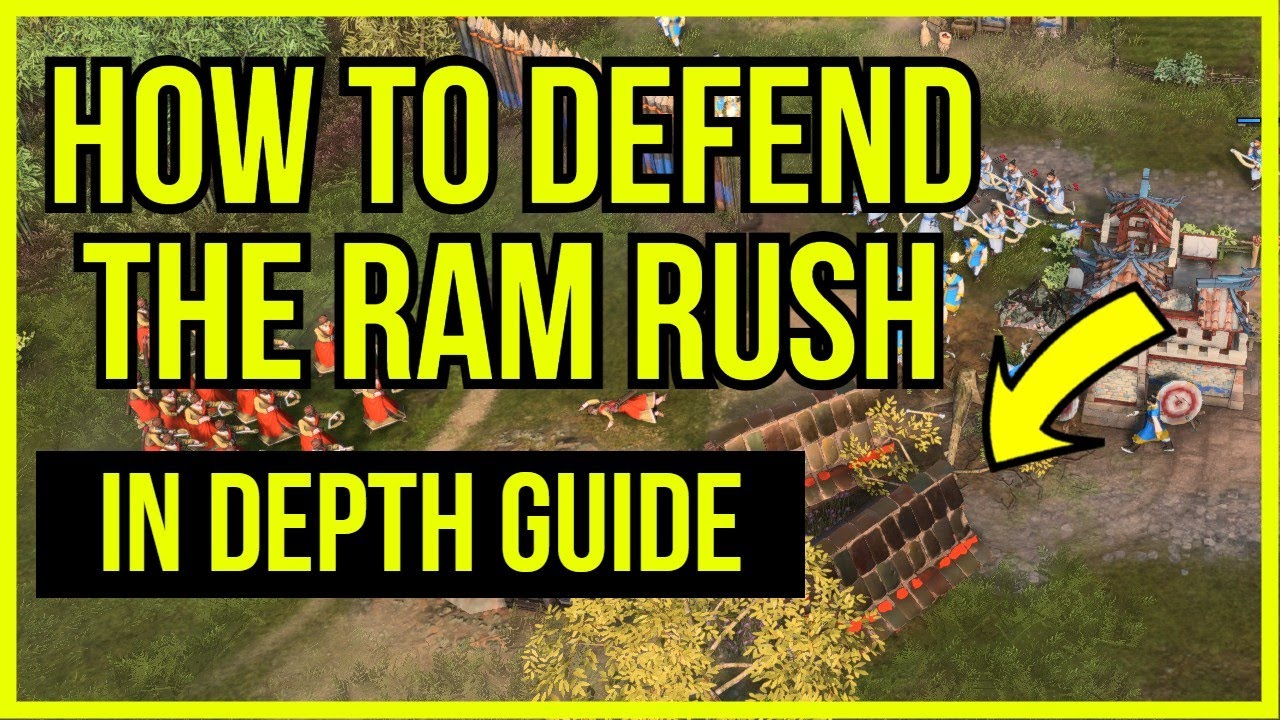 AOE4 | How To Defend A Ram Rush | Detailed Guide - YouTube