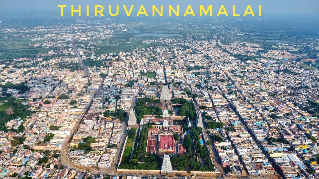 4k Drone View of Arunachaleswarar Temple - Thiruvannamalai - YouTube