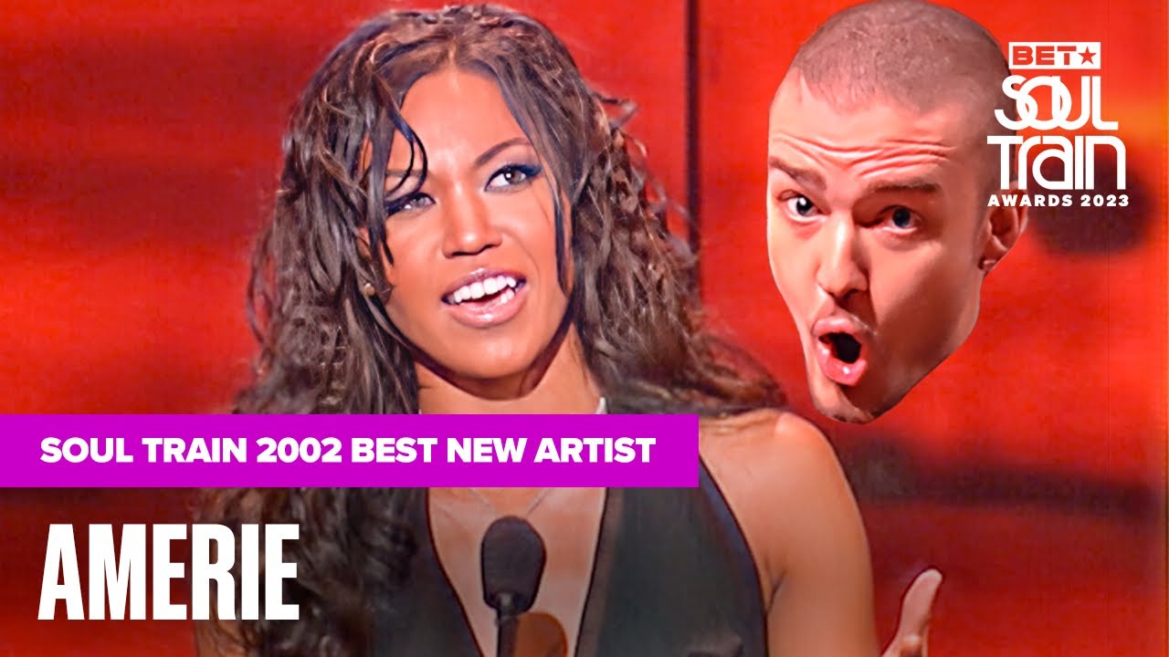 Justin Timberlake Reacts To Amerie Winning The 2002 Soul Train Music Award | Soul Train Awards ...