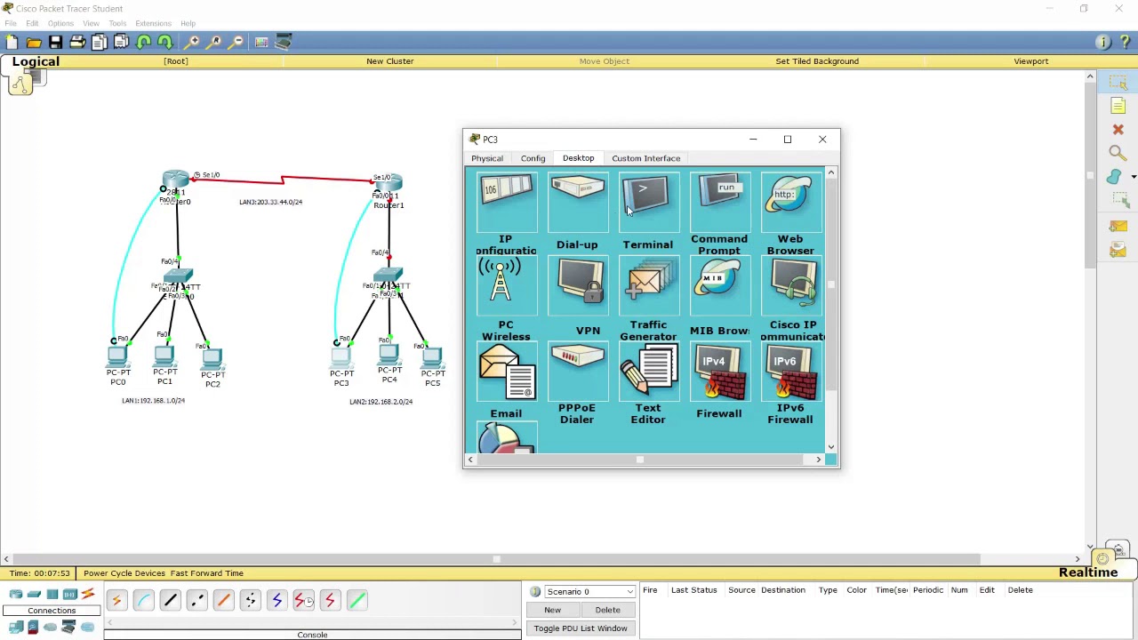 RIPv1 (Routing Informatiom Protocol version 1), 2 rutera - YouTube