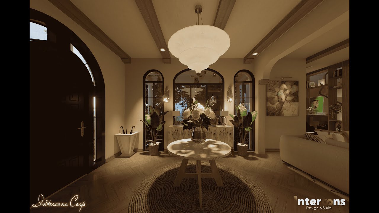 Interior Design "Go Vap Mystery Villa" | by Intercons Corp - YouTube