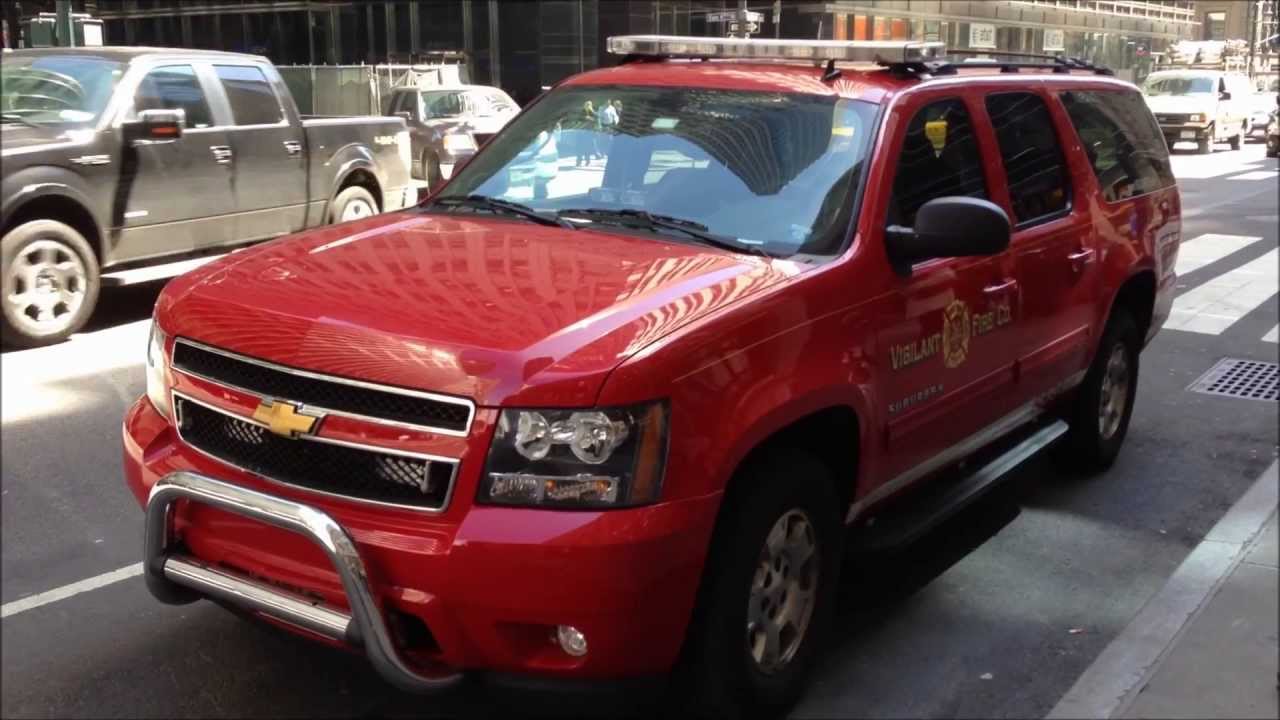 VIGILANT FIRE CO. ASSISTANT CHIEF'S SUV FROM GREAT NECK, N.Y. ON E ...