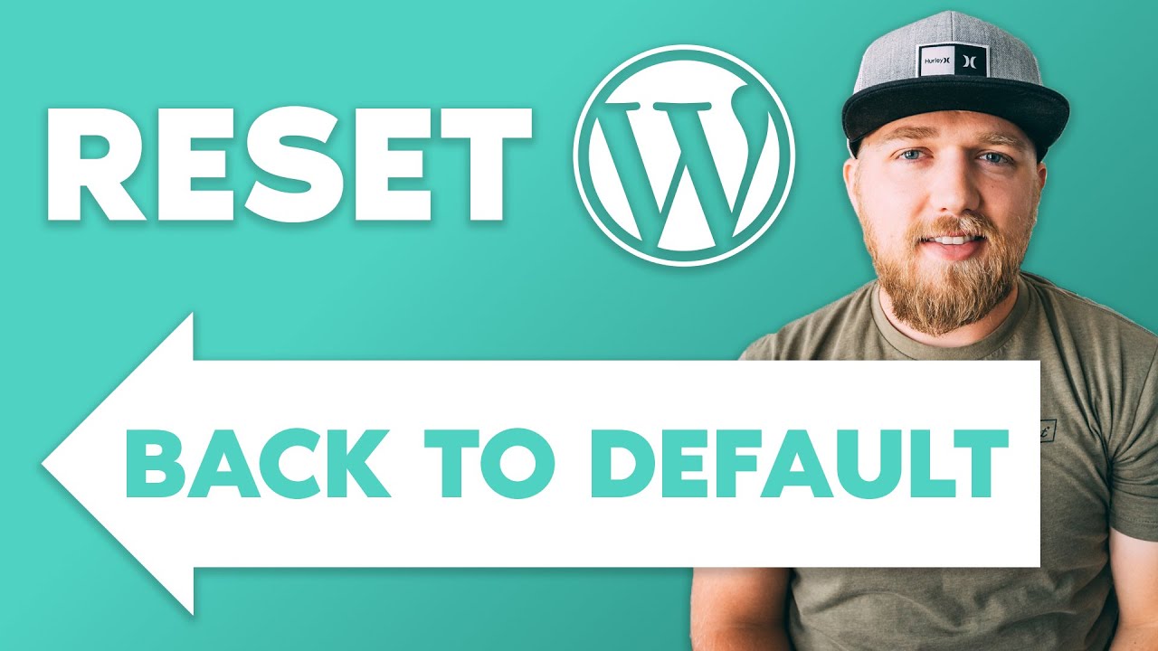 How To Reset Your WordPress Website Back To Default Settings YouTube how-to-reset-your-wordpress-website-back-to-default-settings-youtube