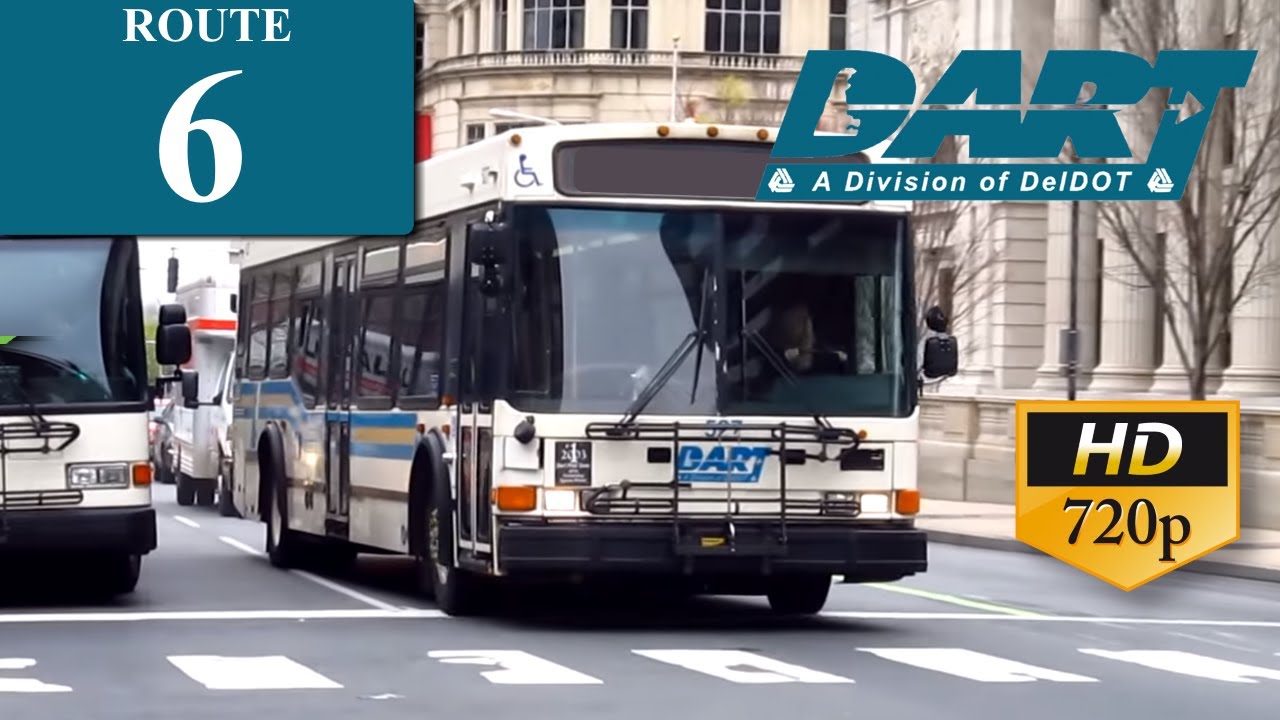 DART First State Ride: 2002 NABI 40LFW #555 on route 6 to Wilmington ...