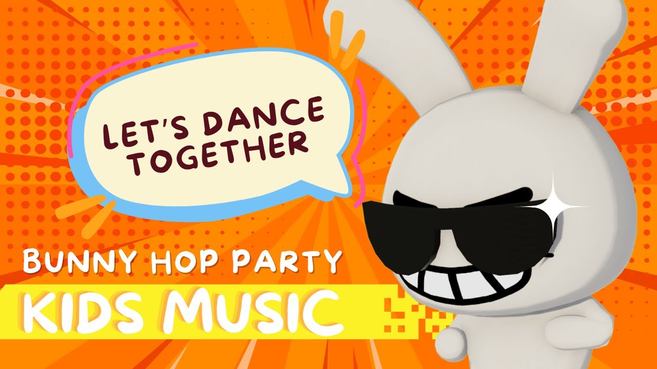 Adorable Bunny's Groovy Dance Party! 🐰🎉 | Catchy Song 'Bunny Hop Party ...