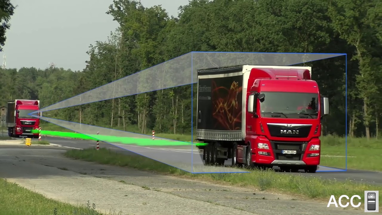 MAN - Tempomat Adaptacyjny ACC PL HD - YouTube