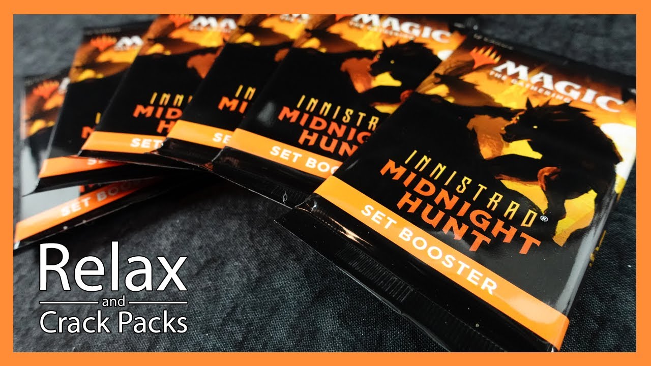 MTG ASMR - Midnight Hunt Set pack Opening 1 - MTG Relax and Crack Packs ...