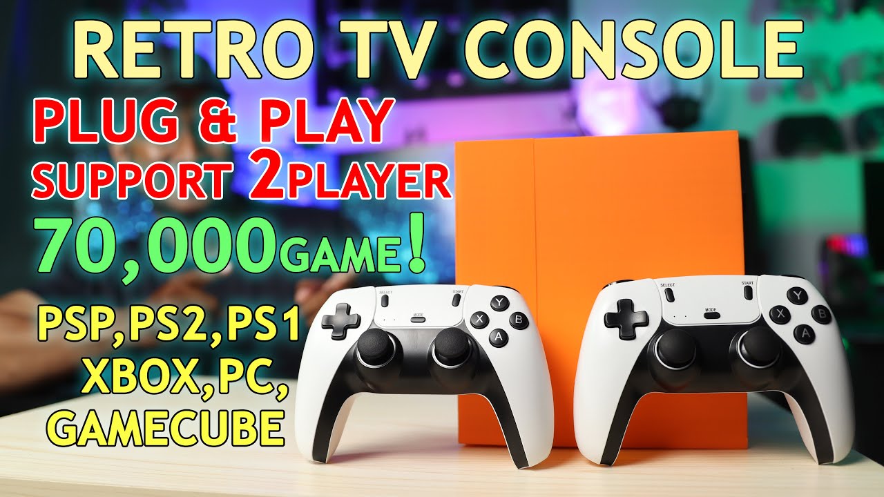 GAME BOX M10 : TV Console plug n play, dalam ada 70,000 game retro ...
