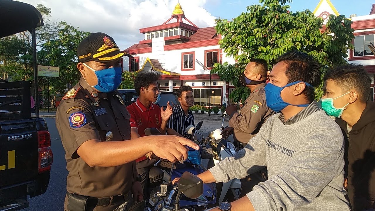 SATPOL PP KAB. SIAK BERSAMA TNI DAN KECAMATAN SIAK LAKUKAN SOSIALISASI ...