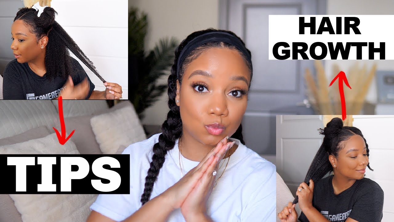 9 NATURAL HAIR TIPS to HELP RETAIN LENGTH in 2021! Natural Hair Journey ...