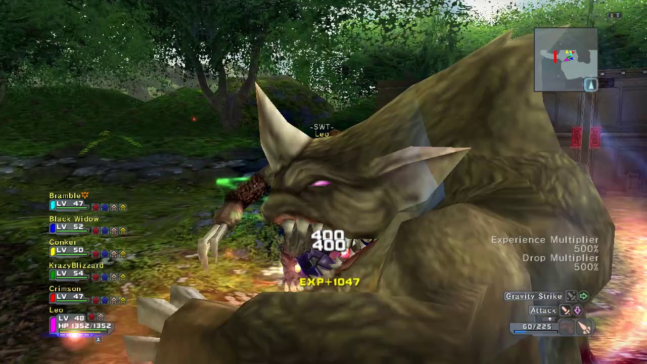 Phantasy Star Universe: Clementine | Rare Mission with Crimson, Krazy ...