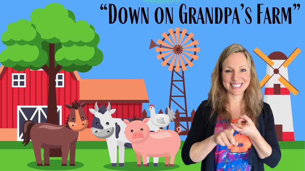 Baby Sign Language Song for Farm Animals | Learning ASL Signs with ...
