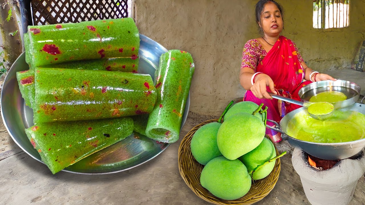 কাঁচা আমের আমসত্ত্ব রেসিপি│amsotto recipe│ampapad recipe│Raw Mango Bar ...