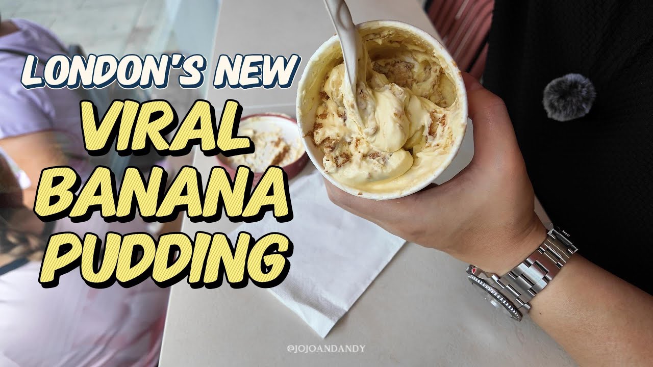Trying London's New BANANA PUDDING at Vnilla with Honest Review - YouTube