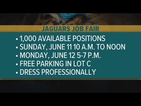 Jacksonville Jaguars hosting job fair on two separate dates - YouTube