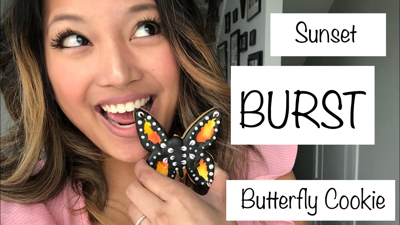 How to Decorate Butterfly Sugar Cookie Using Royal Icing (Step by Step ...