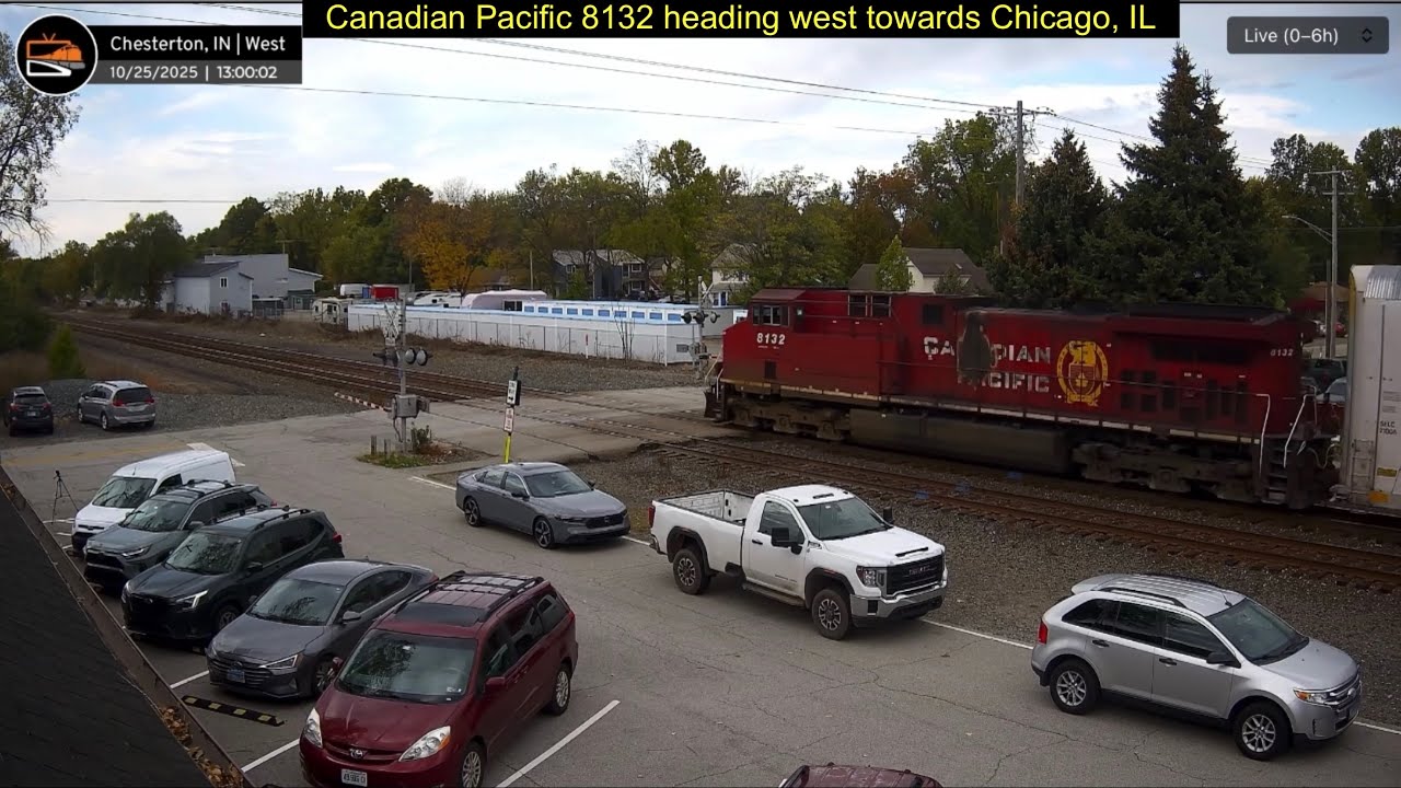 Canadian Pacific 8132 heading west towards Chicago, IL @Railstream ...