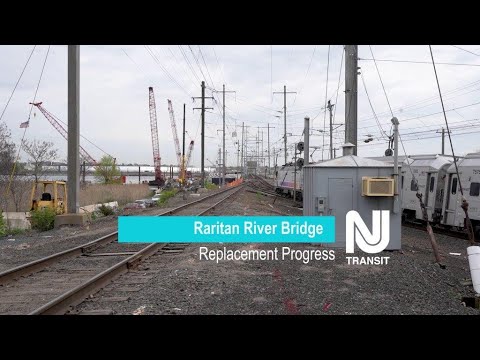 Raritan River Bridge Replacement Progress - YouTube