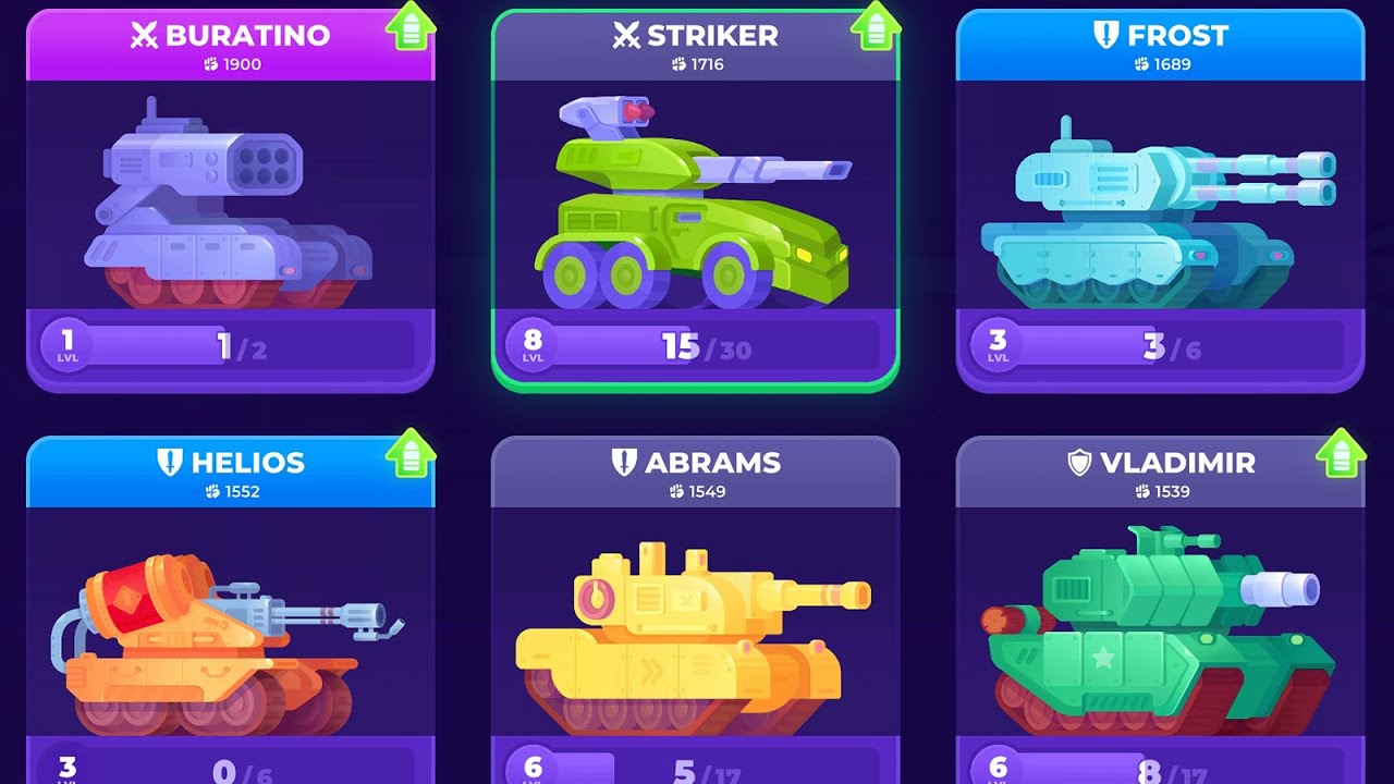 TANK STARS 2 : ALL TANKS GAMEPLAY - YouTube