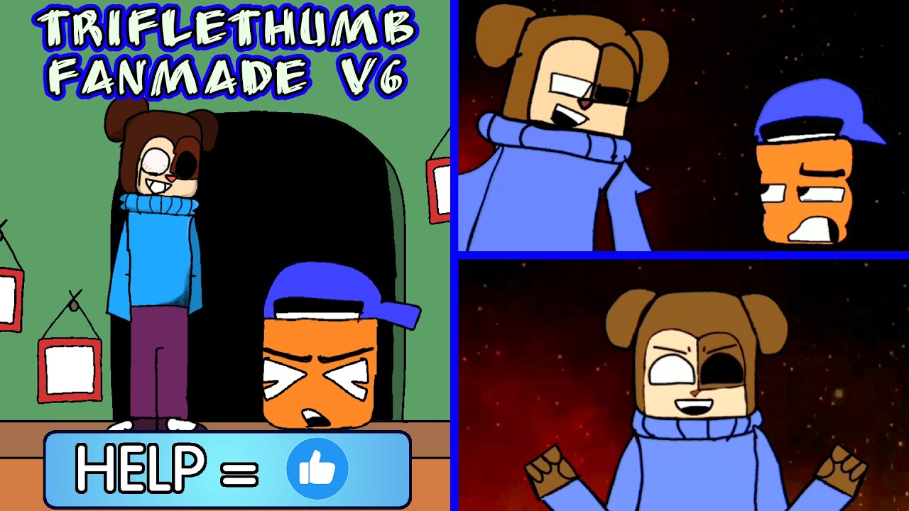 FNF: TRIFLETHUMB V6 (Updated) // +Cutscene // Singing Nugget Friday ...