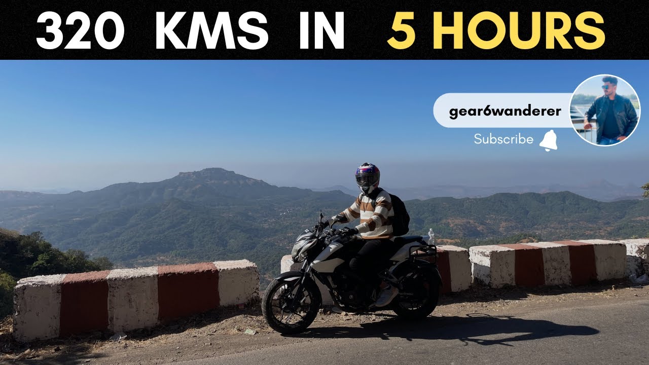 Mahabaleshwar to Mumbai bike ride || 320 km nonstop in 5 Hrs ...