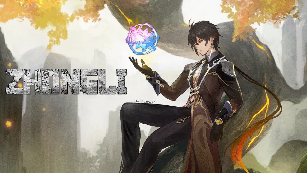 Zhongli wishing (Genshin impact) - YouTube