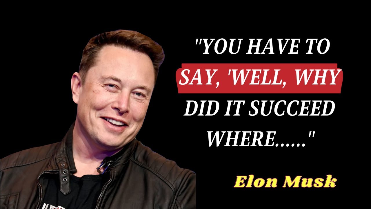 Elon Musk inspirational quotes | success & life changing quotes - YouTube