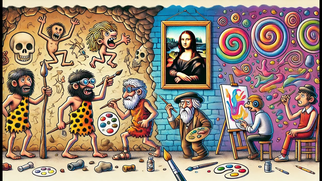 From Caveman Doodles to Modern Masterpieces: A Hilarious Art Journey ...