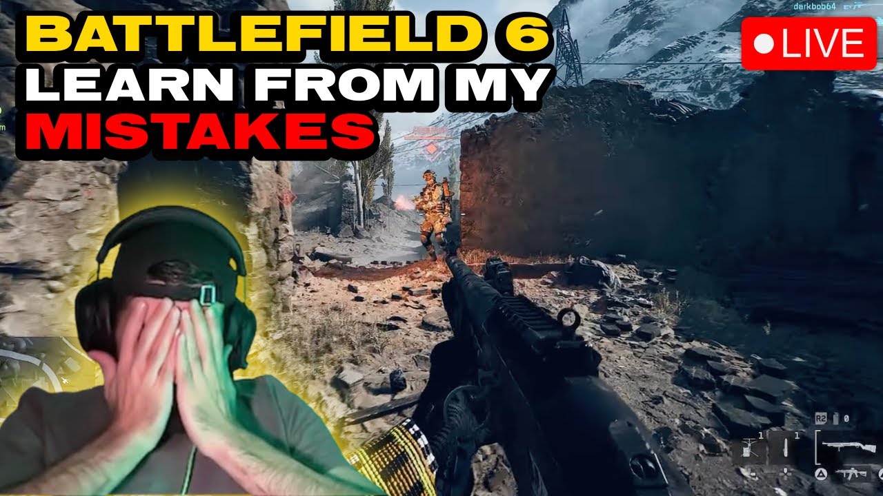 HOW NOT to play Battlefield 6! 🔴 Live stream with epic fails - YouTube