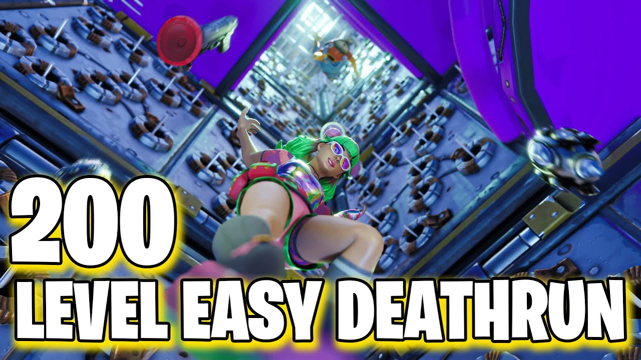 😂200 LEVEL EASY DEATHRUN (9407-3686-3912) FORTNITE PARKOURS / DEATHRUNS ...