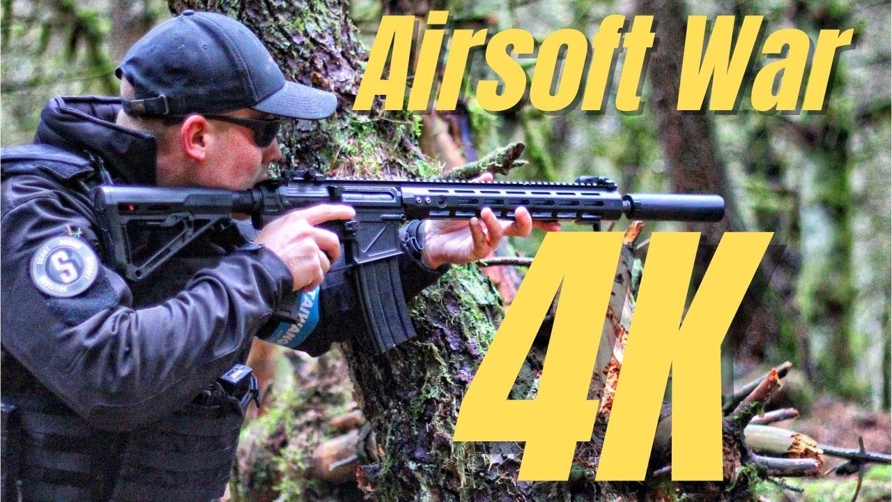 4K Airsoft War 2021 Baileys Game - YouTube