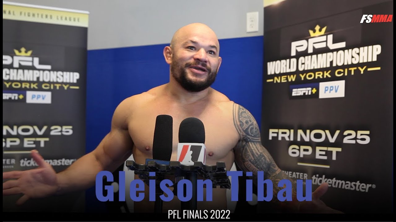Gleison Tibau PFL Championships pre-fight media day - YouTube