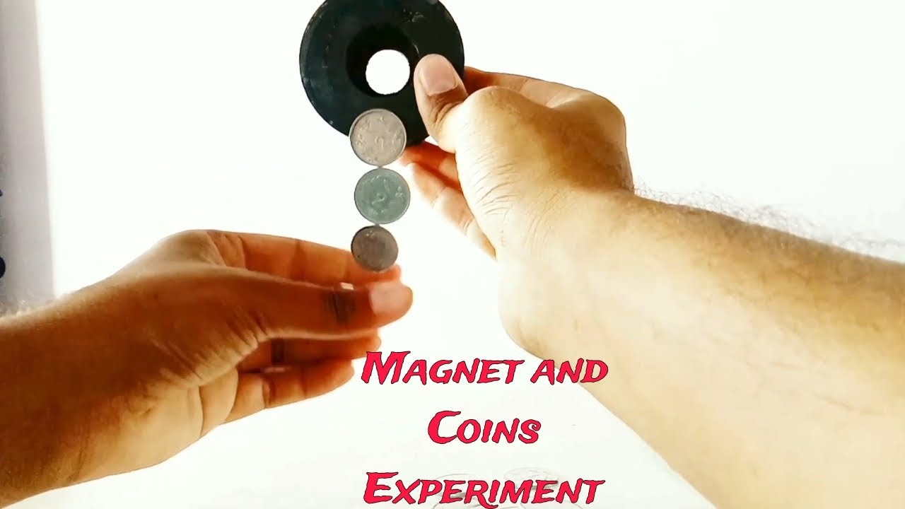 Coins And Magnet Experiment | Experiment videos | Get Crazy Trick - YouTube