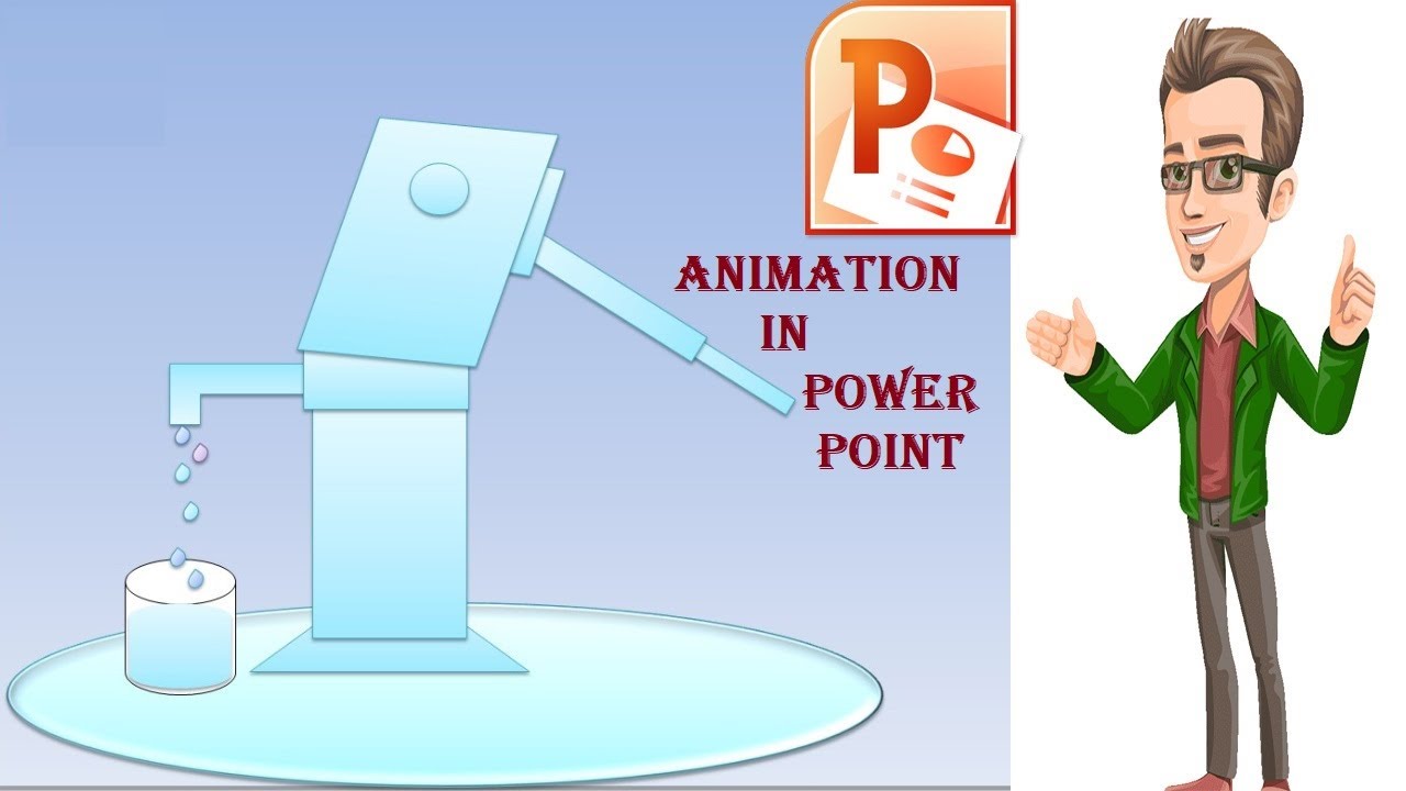 hand pump animation in power point - YouTube