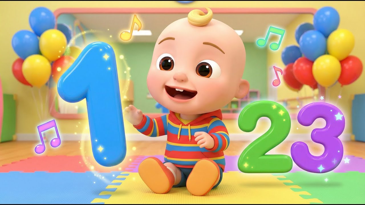 One, Two, Three, Let’s Dance and Count! | Fun Numbers & Kids Song - YouTube