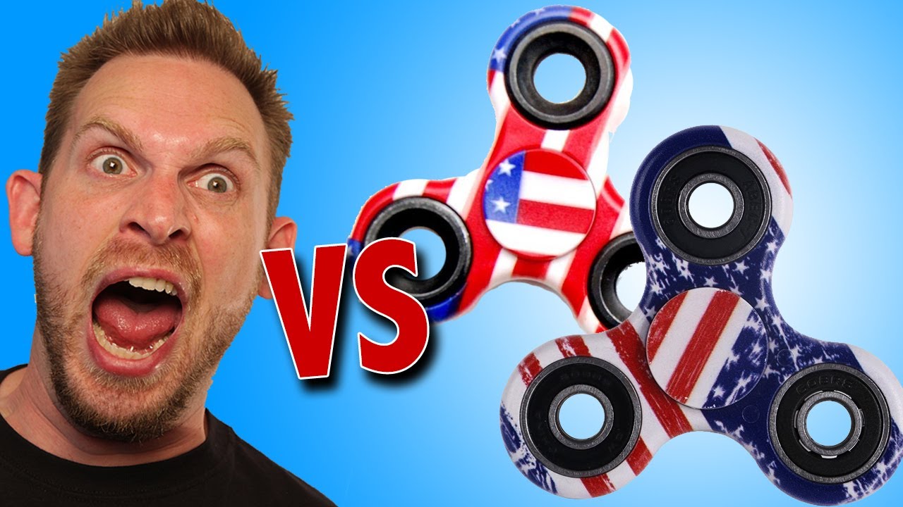 American Flag Fidget Spinner Unboxing - YouTube