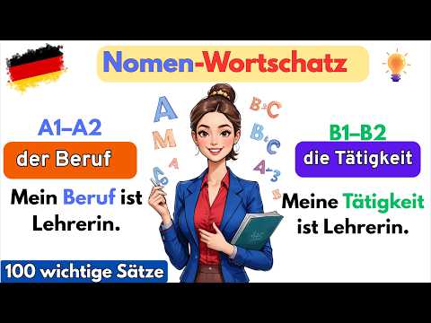 🚀 A1–A2 vs. B1–B2: 100 wichtige Sätze – Wortschatz einfach & effektiv!