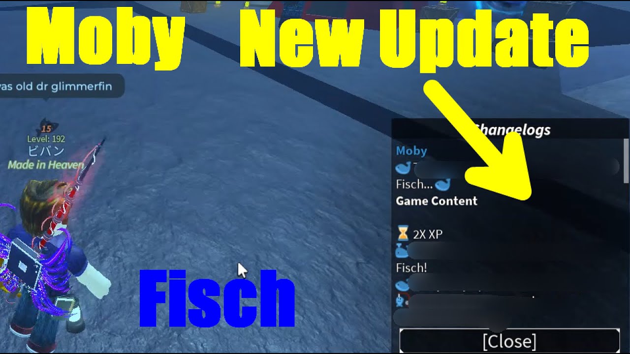 FISCH MOBY UPDATE! (NEW WHALE MIGRATION, NEW ENCHANT, CAPATIN AHAB ...