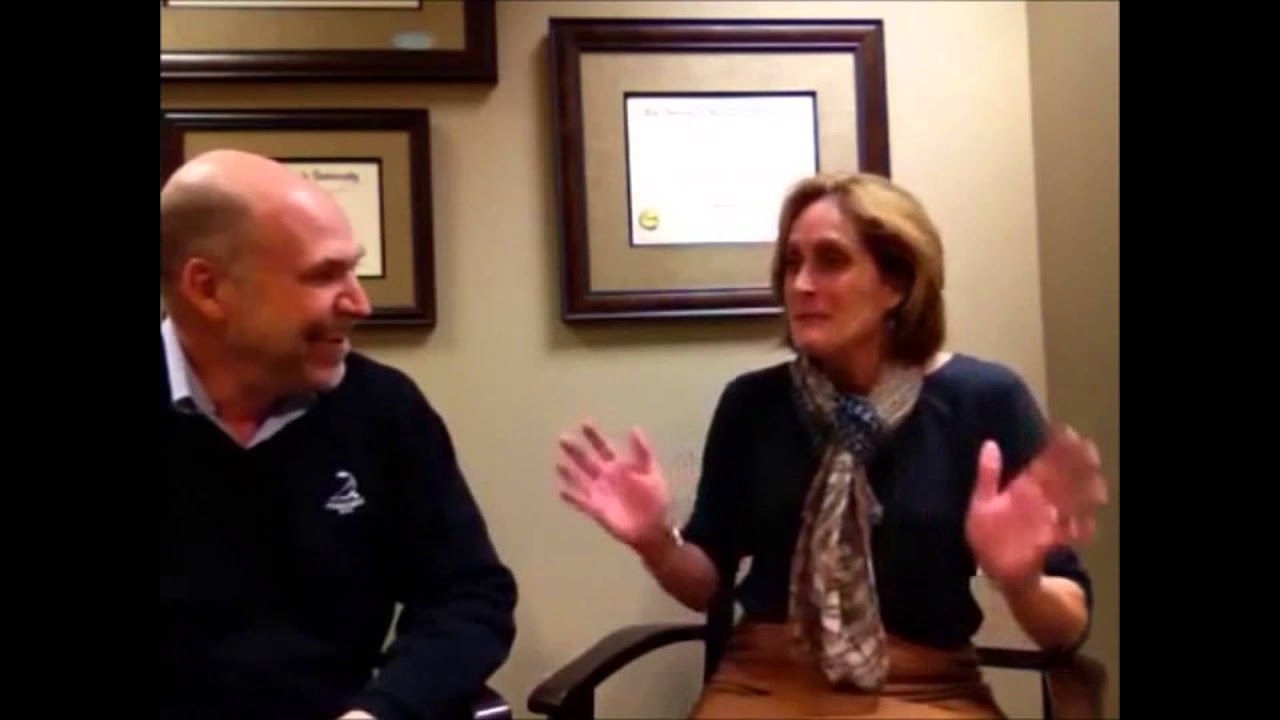 Dr. McNeill talks with his patient immediately after her varicose vein ...