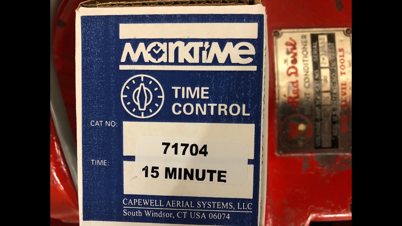 Installed correct timer on the Red Devil Paint Conditioner - YouTube