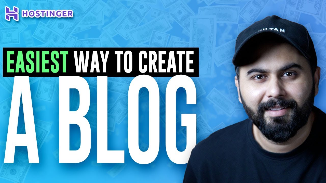Easiest Way to Create Your Blog Using Hostinger Blog Theme - YouTube