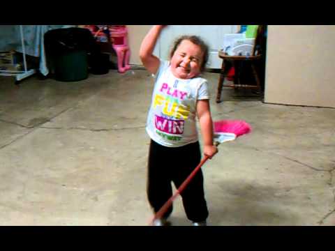 Ana the freak "rocking" out her broom. - YouTube