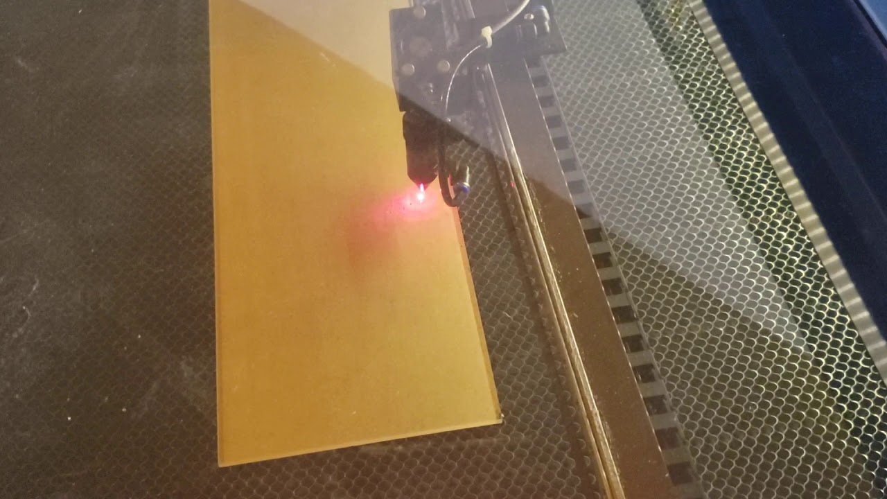 Broken laser tube - YouTube